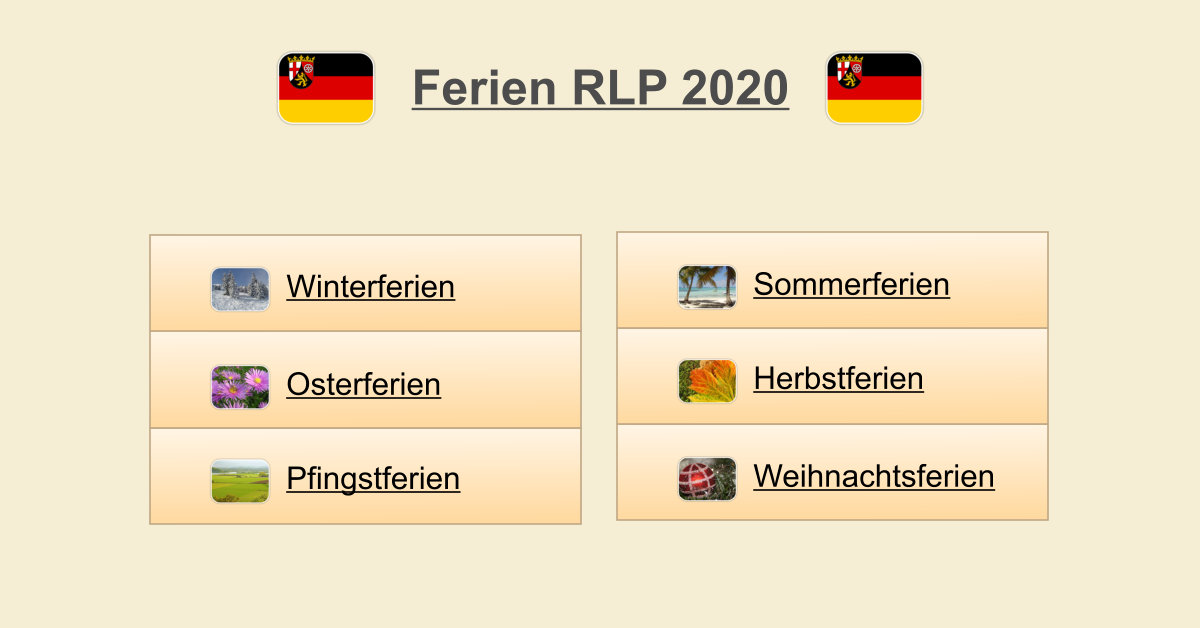 Ferien RLP 2020